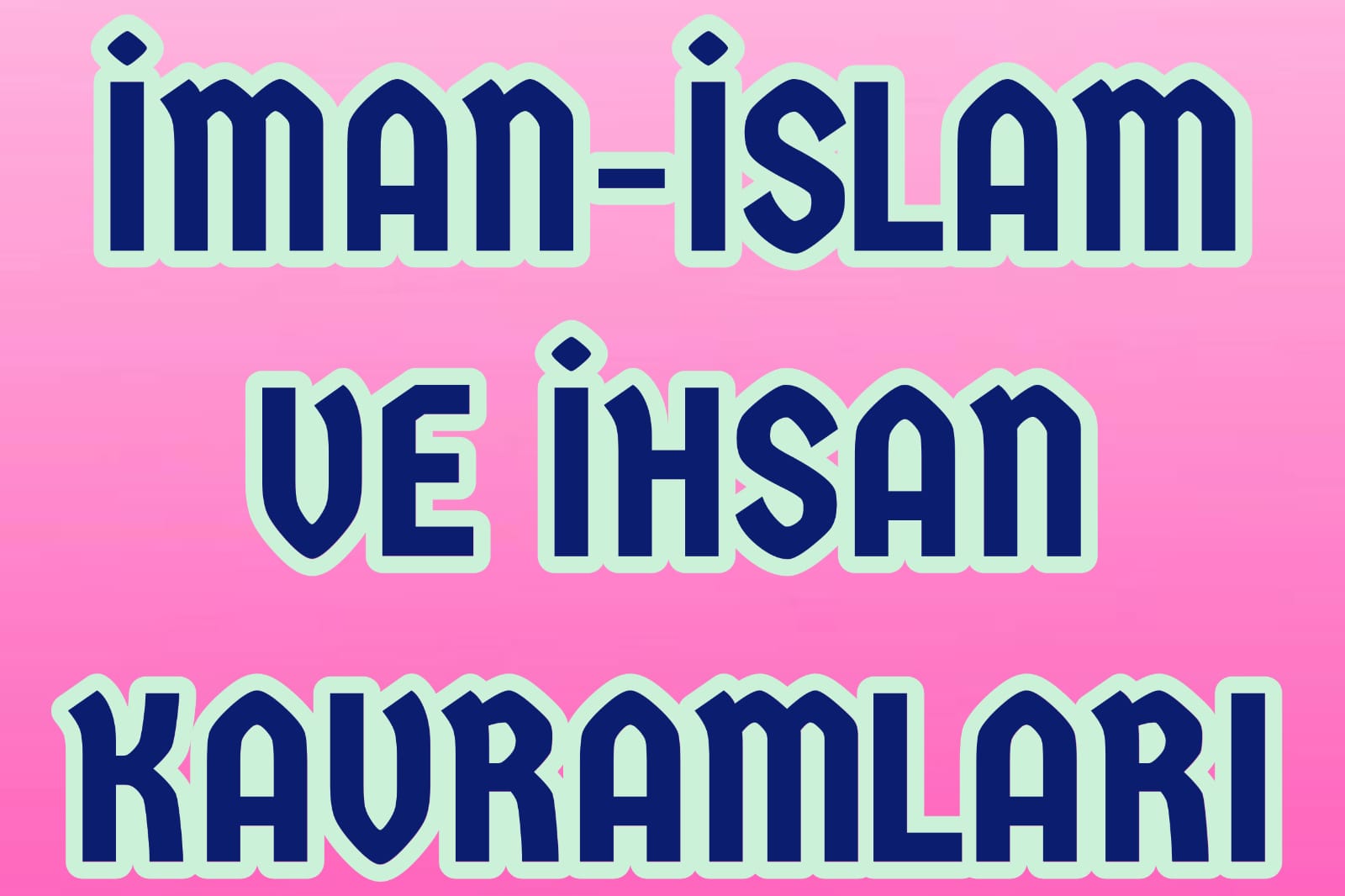 İman, İslam ve İhsan Kavramları – Ayet Hadis Dua